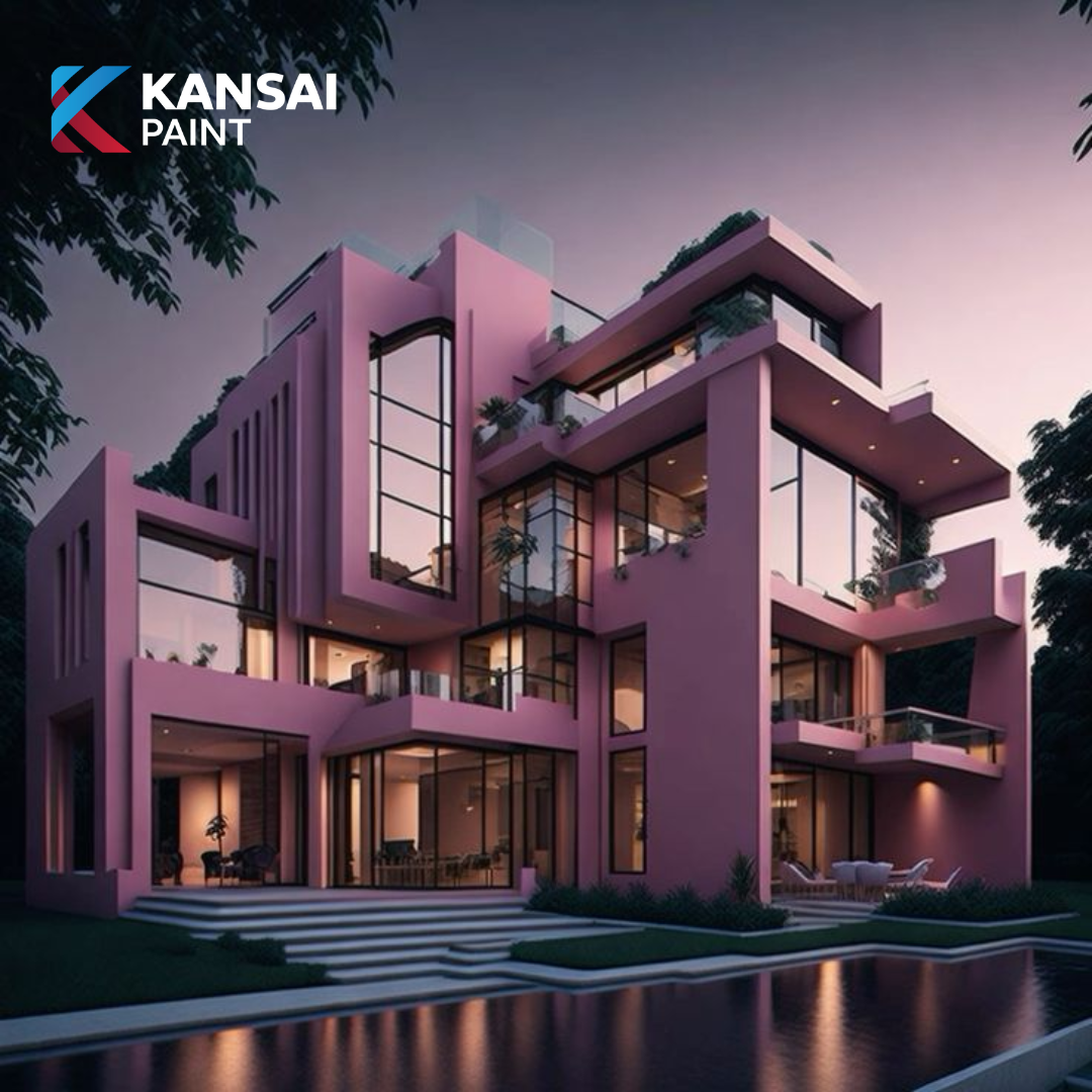 Sơn Ngoại Thất Màu Tím Tạo Sự Khác Biệt Với Độ Bền Cao
